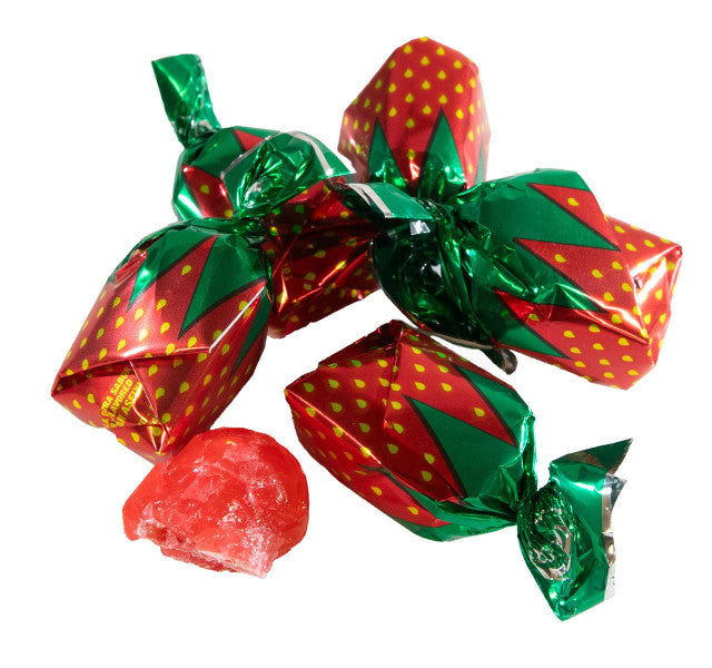 Old Fashioned Strawberry Hard Candy | Sweet Ashley's Chocolate